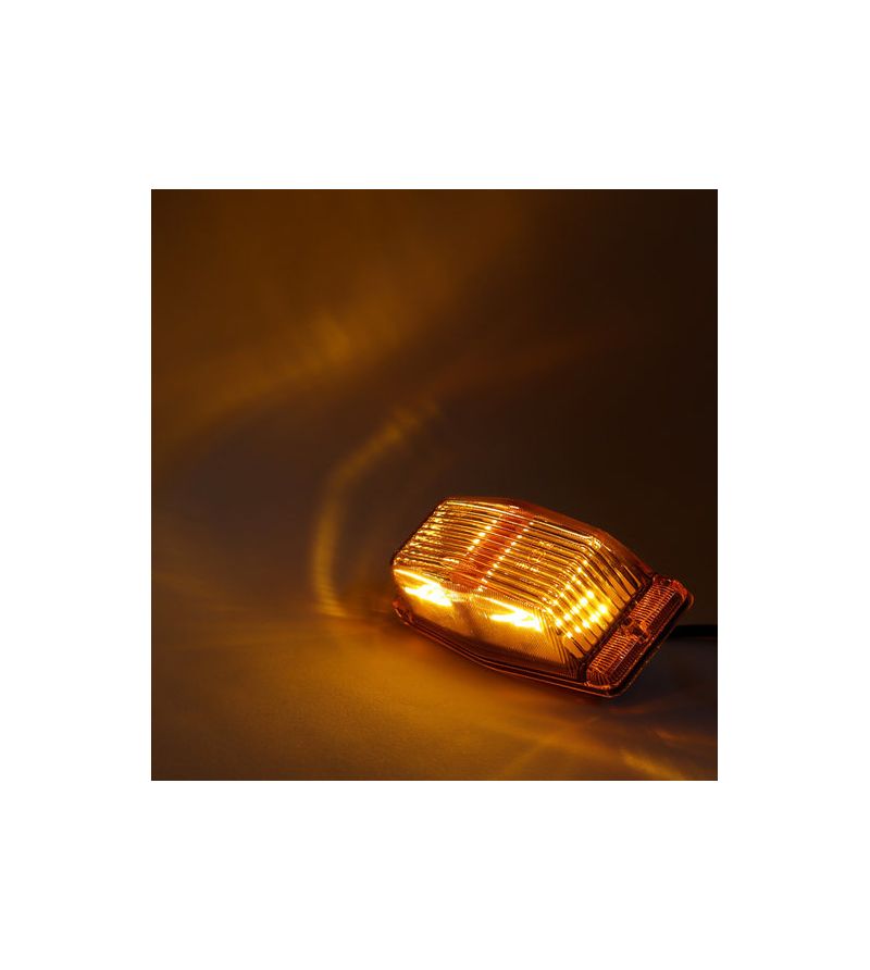 Double burner - Omnius - 5" - 12.6cm - Klar - Amber - 24V