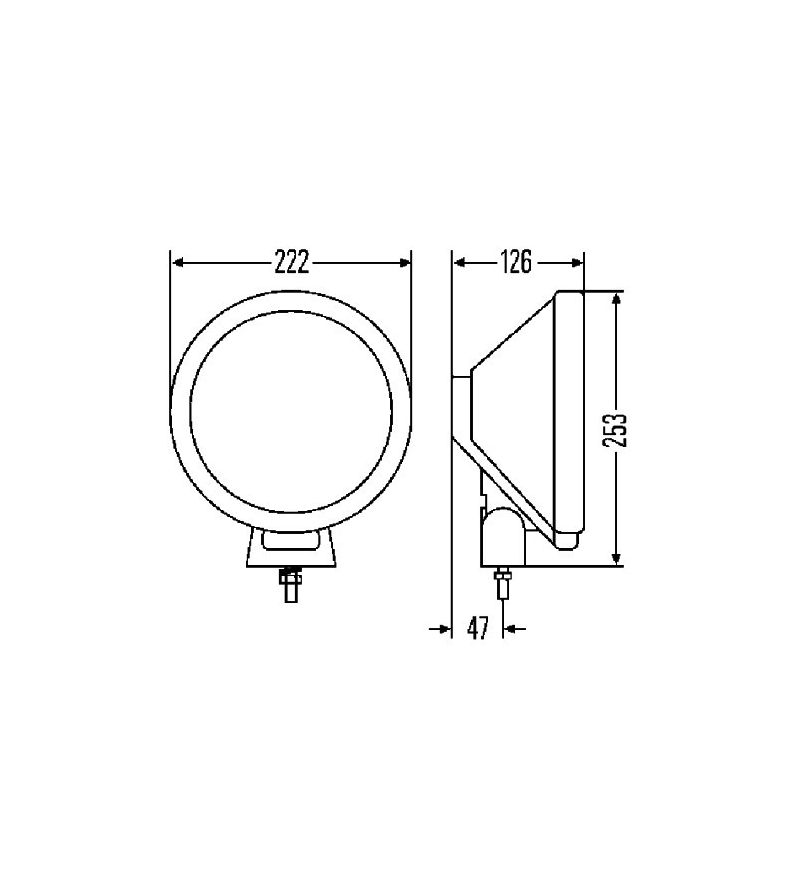 Hella Rallye 3000 Blank - 1F8 006 800-191 - Lighting