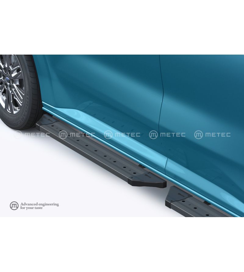 Step board - Metec - Problack - Side door - Black - Ford