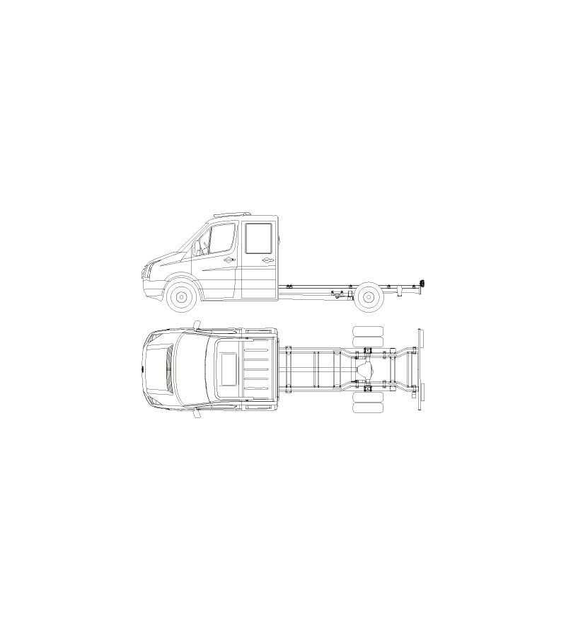 Crafter 2007-16 T-Rack H1 front Double Cab - TF90028