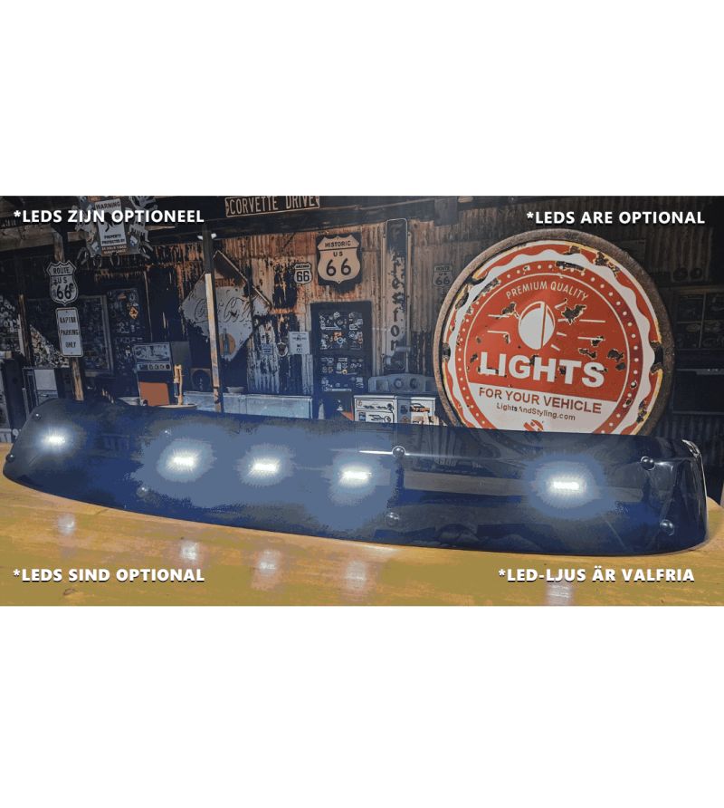 Sun visor Transit 2014+ - Zwart - 2626205 - Sun visors - Verstralershop