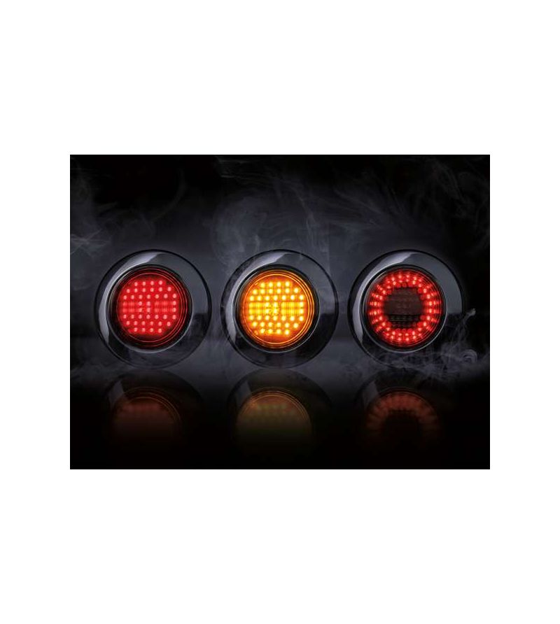 Tail light - Strands - IZE Dark Knight - Round - 15cm