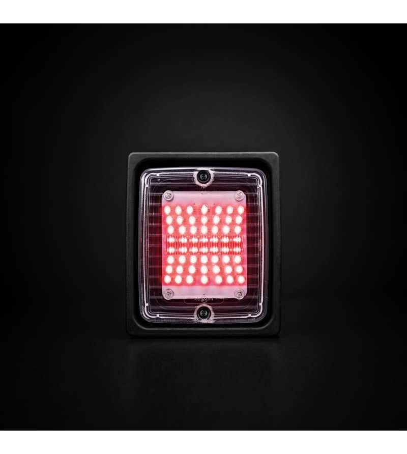 Tail light - Strands - IZE LED - Square - 11cm - Clear