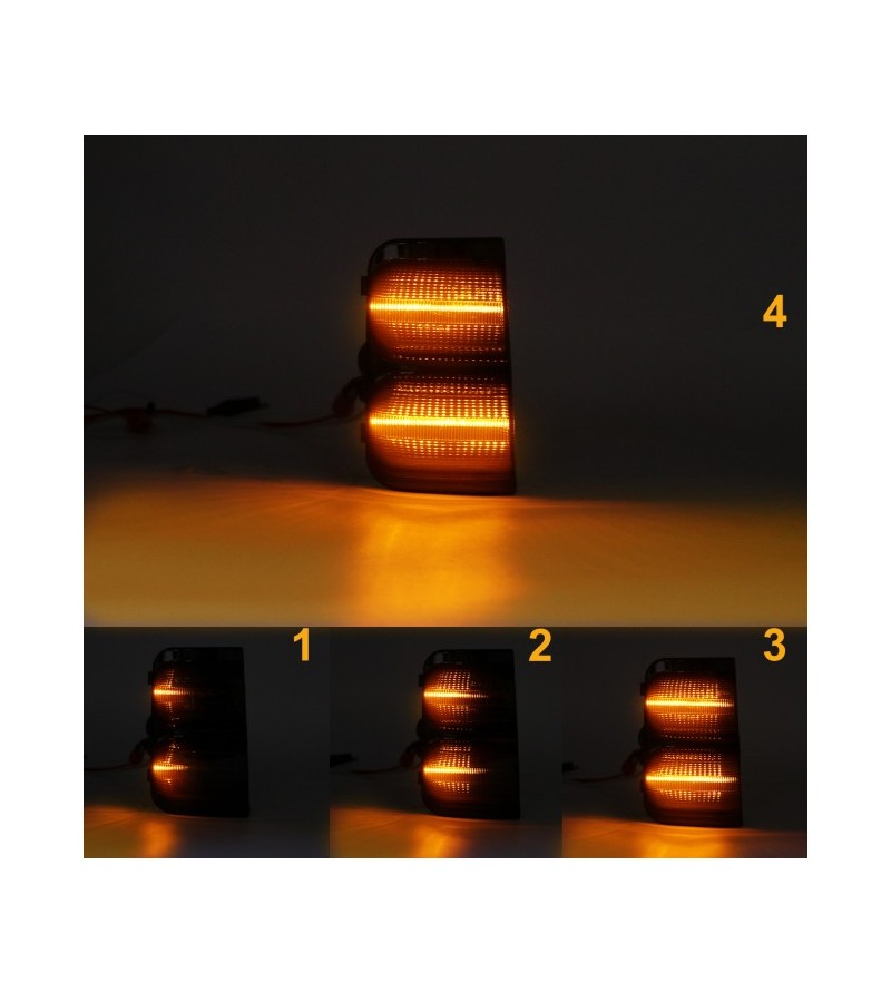 Indicator - L&S - Mirror - LED - Dynamic indicator - Set