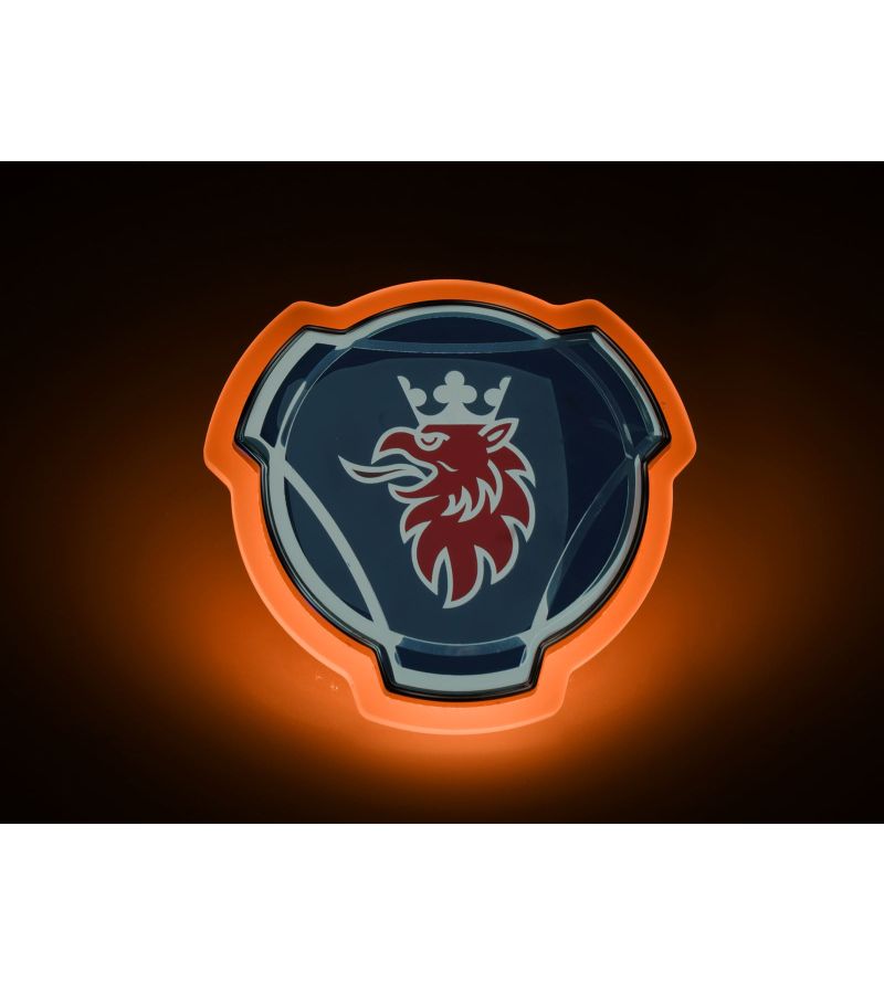 Logobelysning - Matronics - Scania - Originalemblem med...