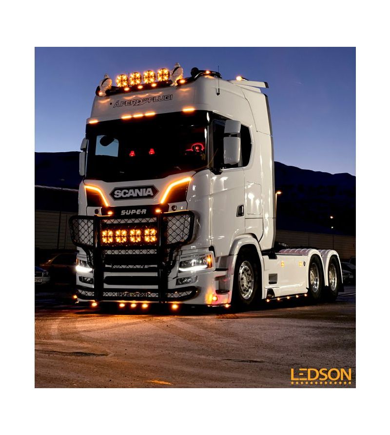 Marker Light - Ledson - Optoline S - 7.1" - 18.1cm - Clear...