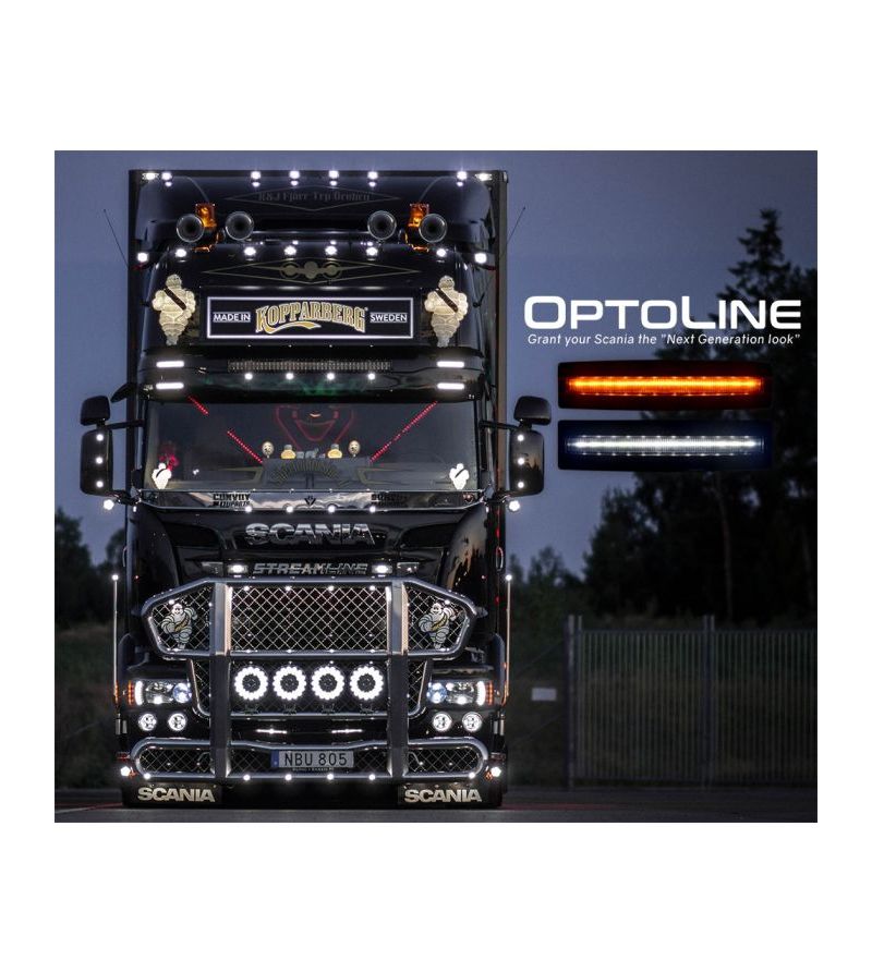 Marker Light - Ledson - Optoline S - 7.1" - 18.1cm - Clear...