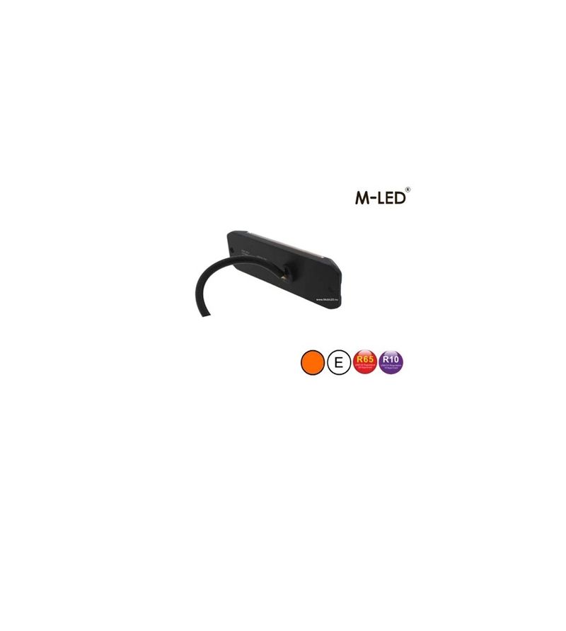 Warning light - M-Led - Dynamic - 4" - 10.2cm - Smoke