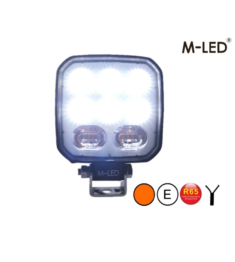 Work light - M-Led - Combi - 3.9" - 10cm - White/Amber - 1...