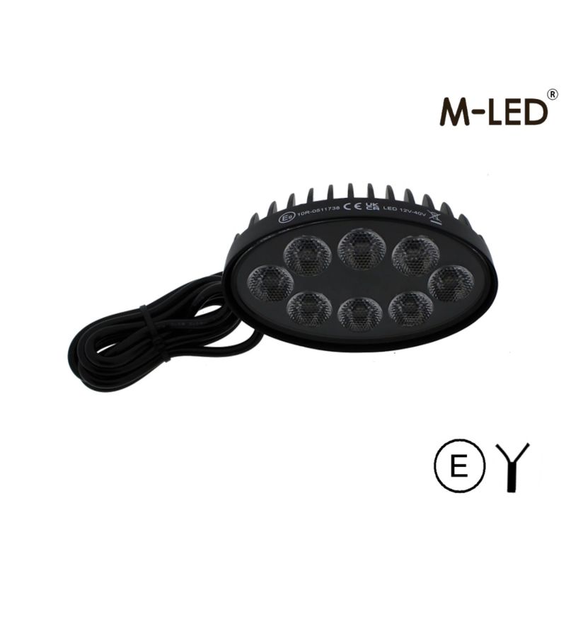 Work light - M-Led - 5.5" - 14cm - Dark Look - Work / Scene