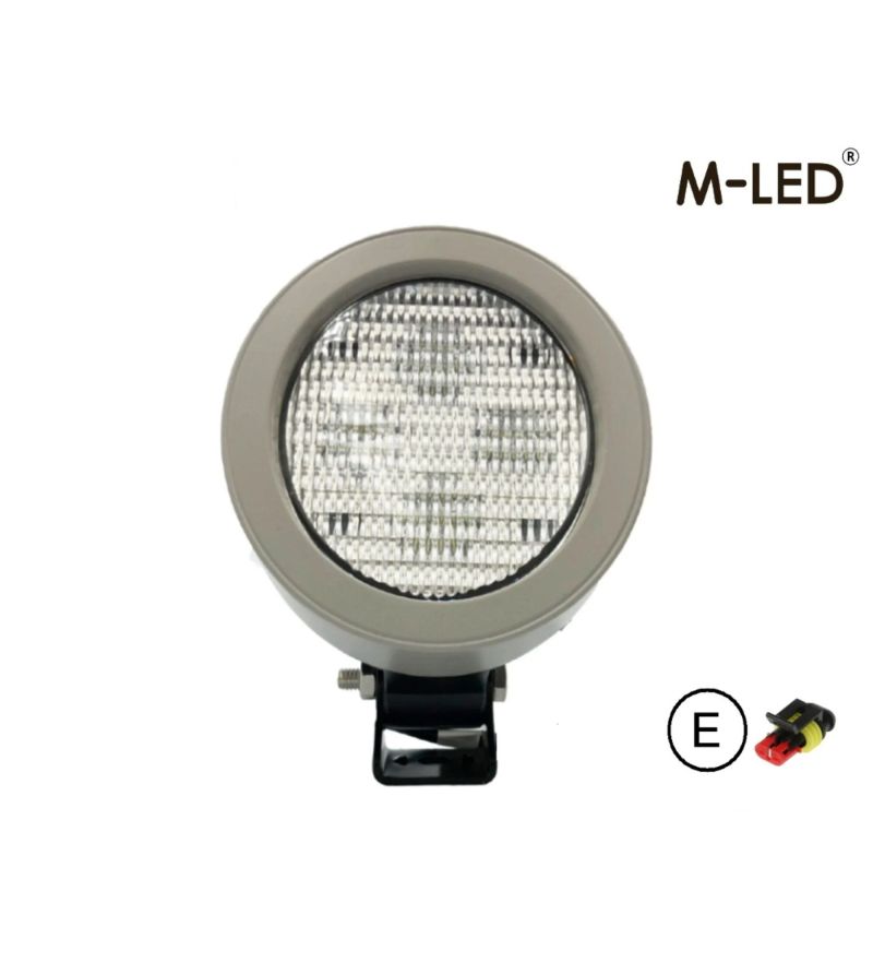 Work light - M-Led - 4.3" - 11cm - Grey - Work / Scene