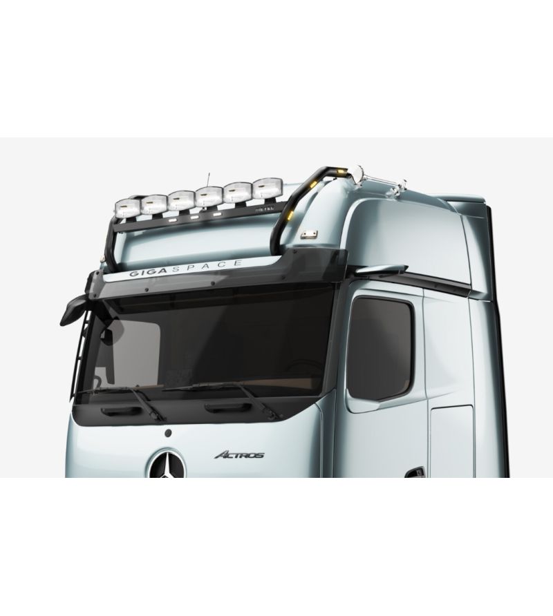 Roof bar - Metec - Crossbar - 6 clamps - Prewired - Black...