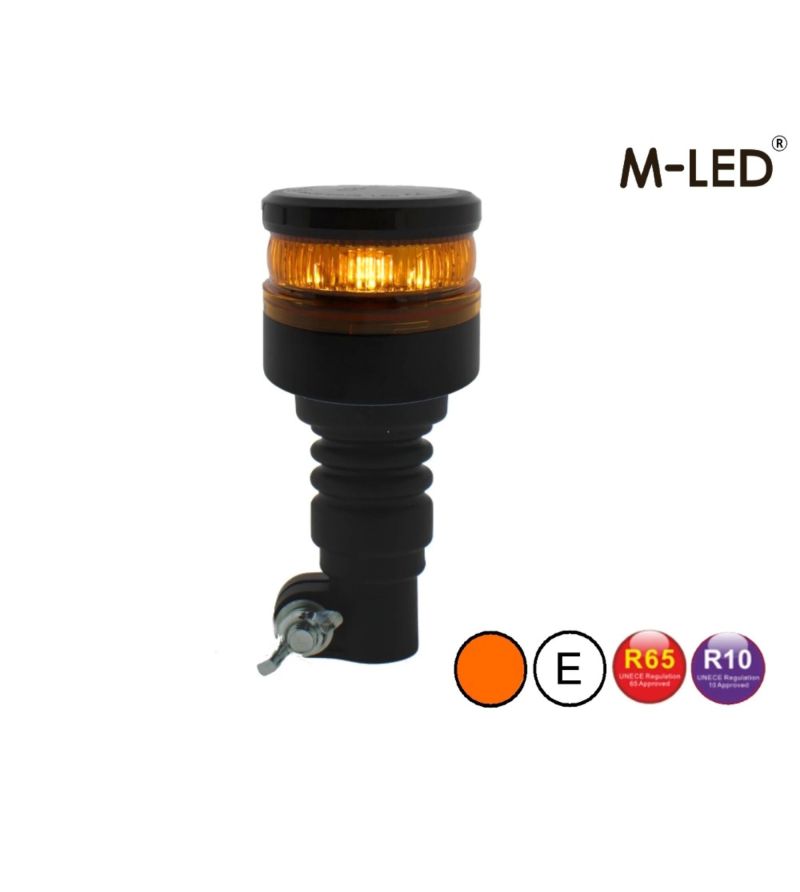 Beacon - M-Led - Mini - 2.8" - 7cm - Amber - 1 flash...
