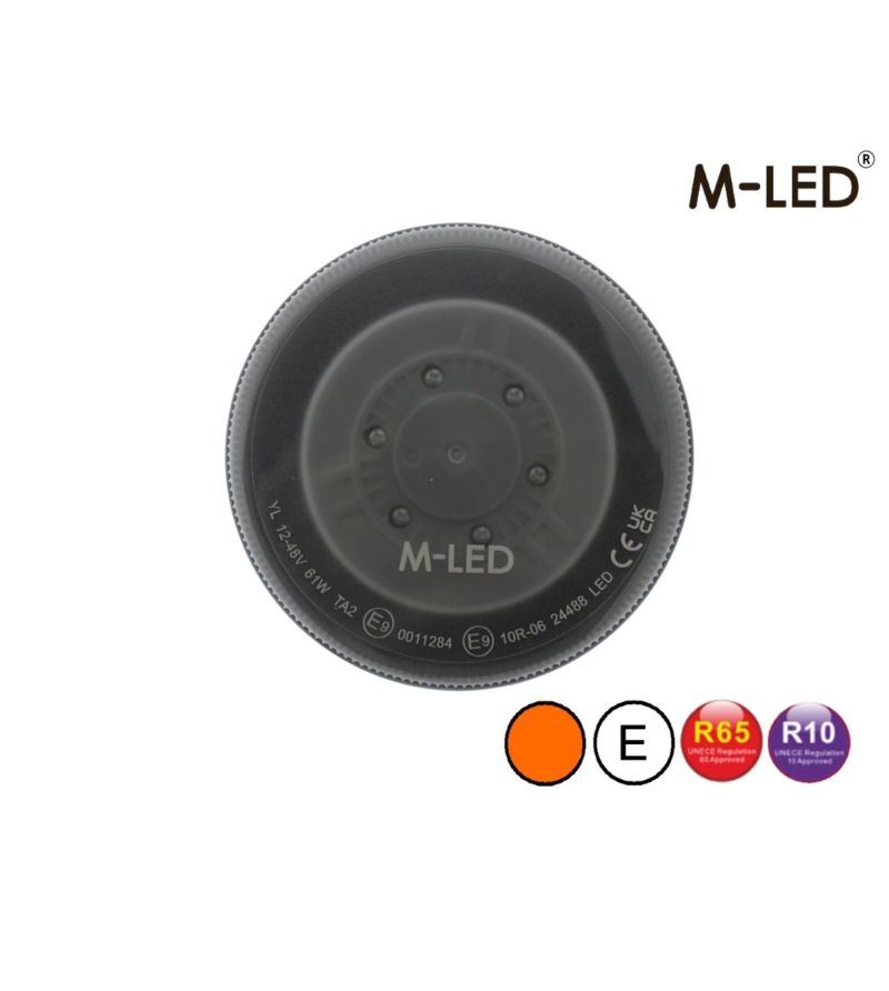 Beacon - M-Led - Medium - 7" - 17.8cm - Smoke - 8 flash...