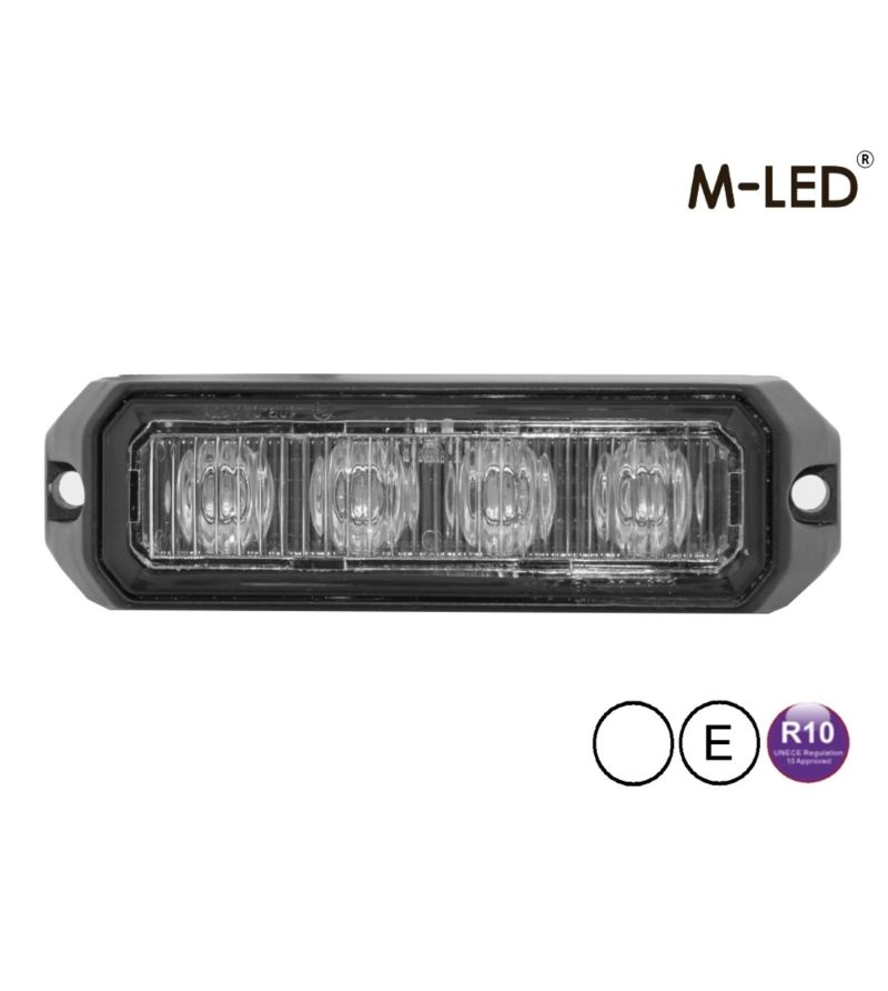 Warning light - M-Led - Pro 4 - Compact - 3.7" - 9.5cm