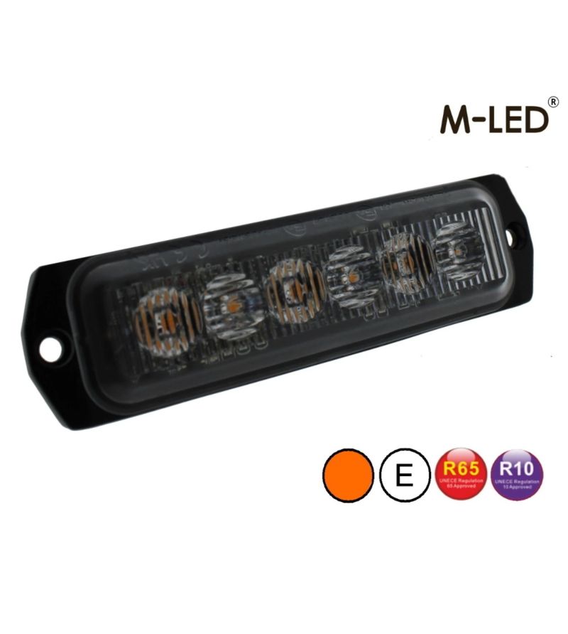 Warning light - M-Led - 4.4" - 11.3cm - Clear - Extra...