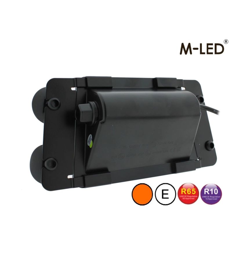 Warning light - M-Led - Window - 9.6" - 24.5cm - Clear