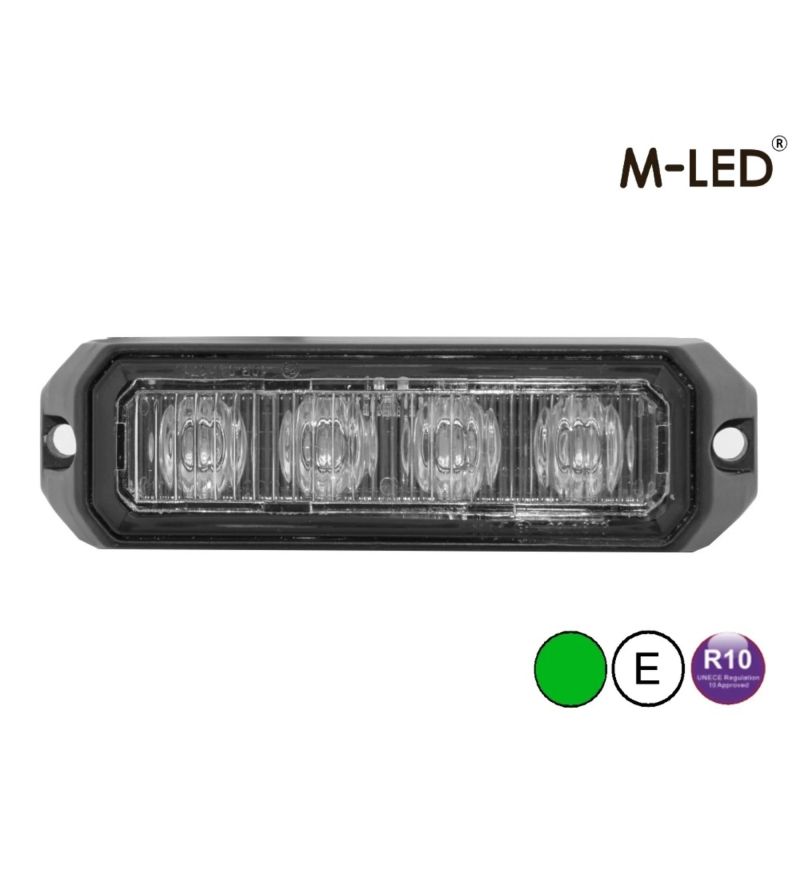 Warning light - M-Led - Pro 4 - Compact - 3.7" - 9.5cm