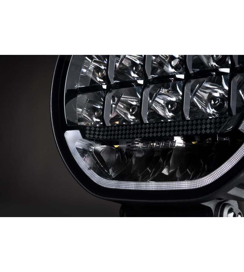 Driving light - Skyled - Scallop 9X - 8.7" - 22cm - Smoke...