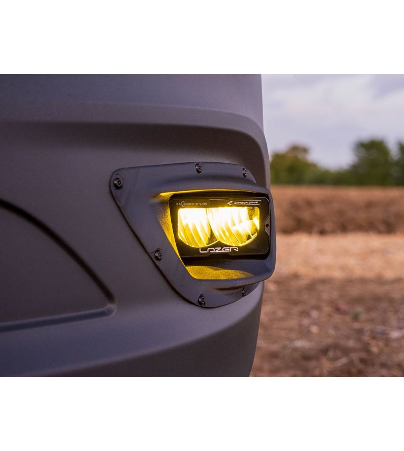Lighting kit - Lazer - Carbon 2 drive with yellow low beam...