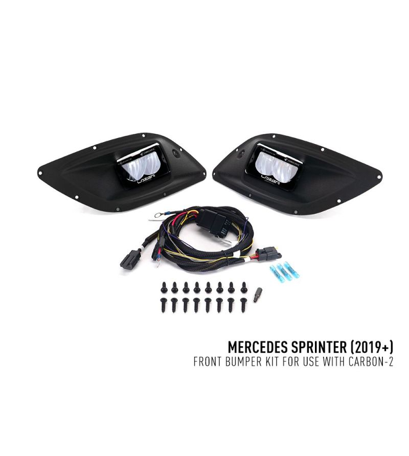 Lighting kit - Lazer - Carbon 2 drive with yellow low beam...