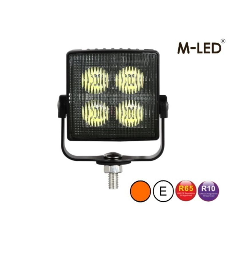 Warning light - M-Led - 2.9" - 7.4cm - Clear - Adjustable...