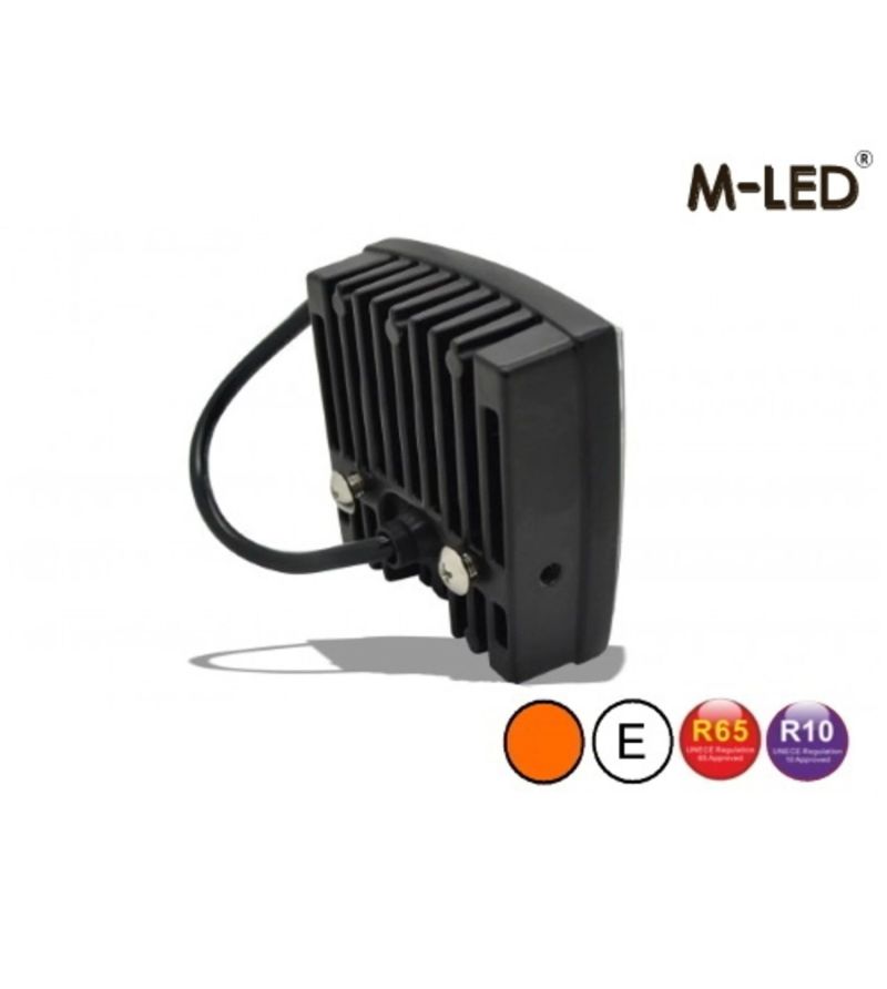 Warning light - M-Led - 2.9" - 7.4cm - Clear - Adjustable...