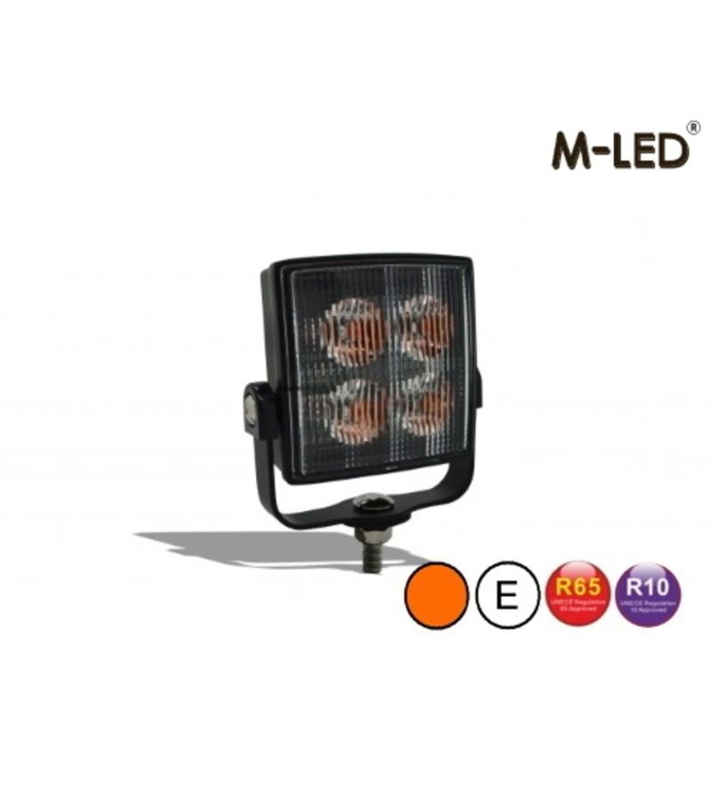 Warning light - M-Led - 2.9" - 7.4cm - Clear - Adjustable...