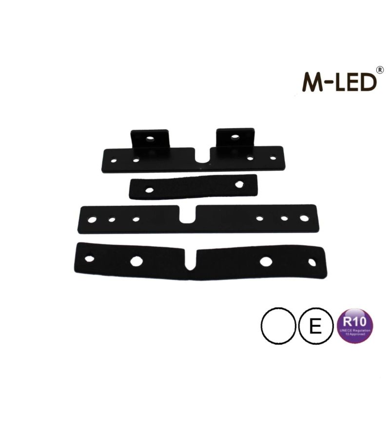 Blitzleuchte - M-Led - Ultra Thin - 3.8" - 9.6cm - Smoke