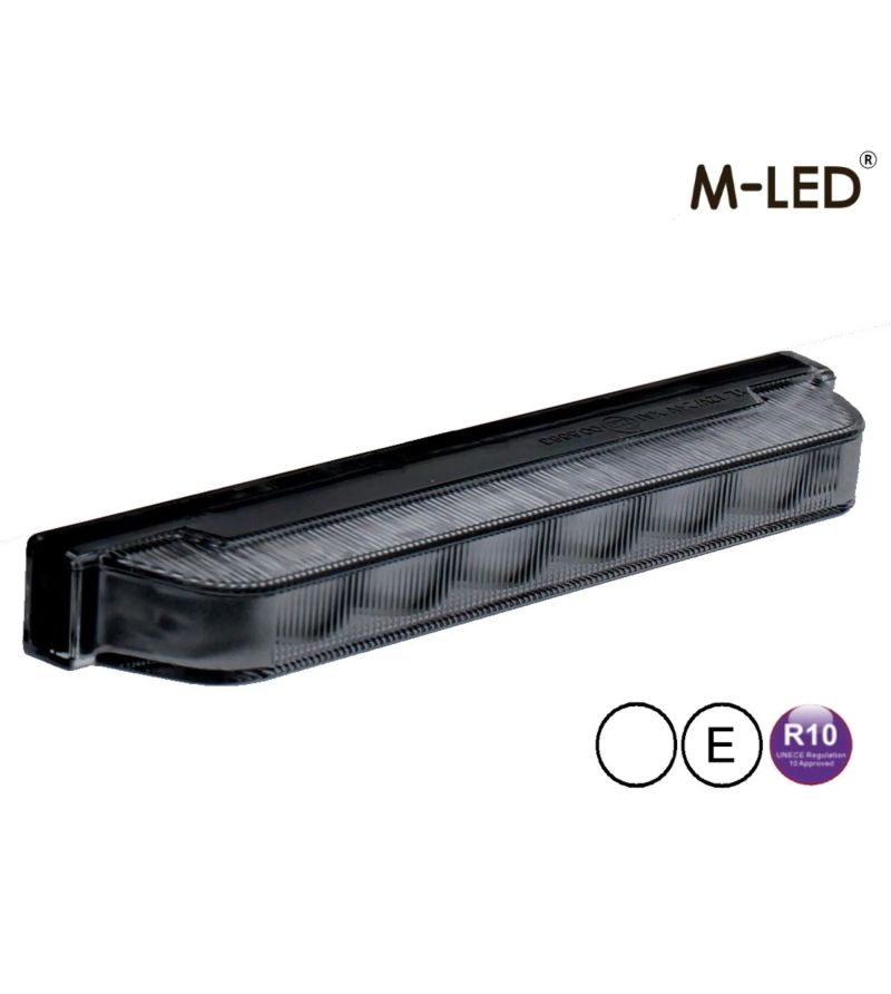 Warning light - M-Led - Ultra Thin - 5.3" - 13.5cm - Smoke...