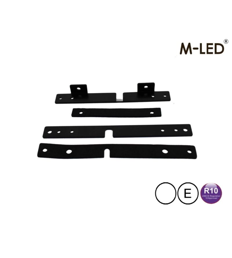 Flitser - M-Led - Ultra Thin - 5.3" - 13.5cm - Smoke