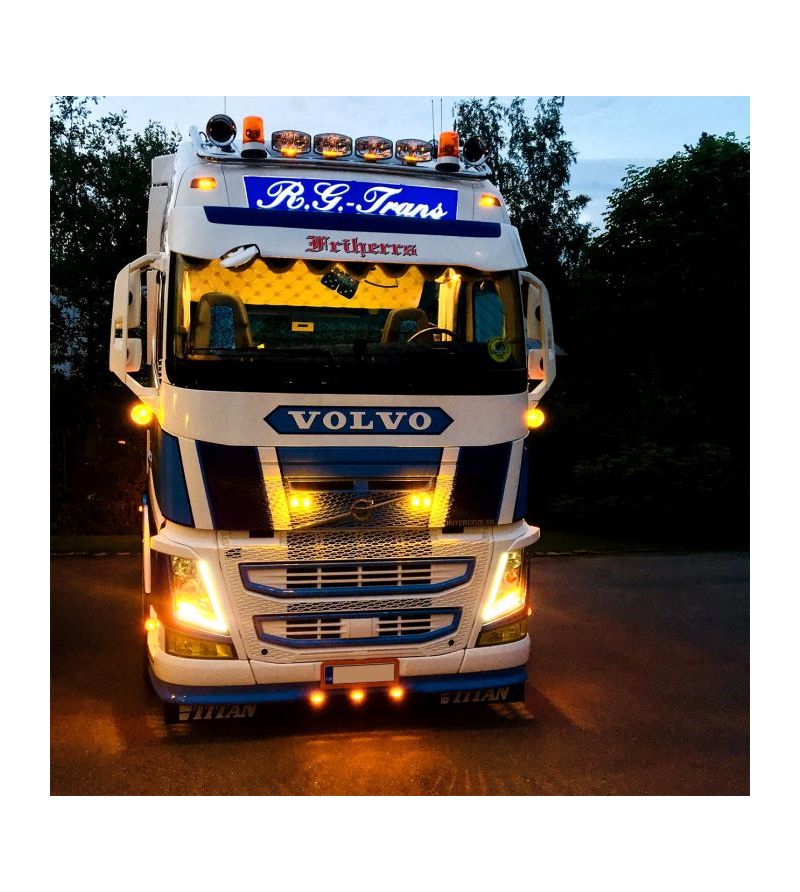 LED lamp - Ledson - 8-Led - BA15S / R5W - Warm white - 24V