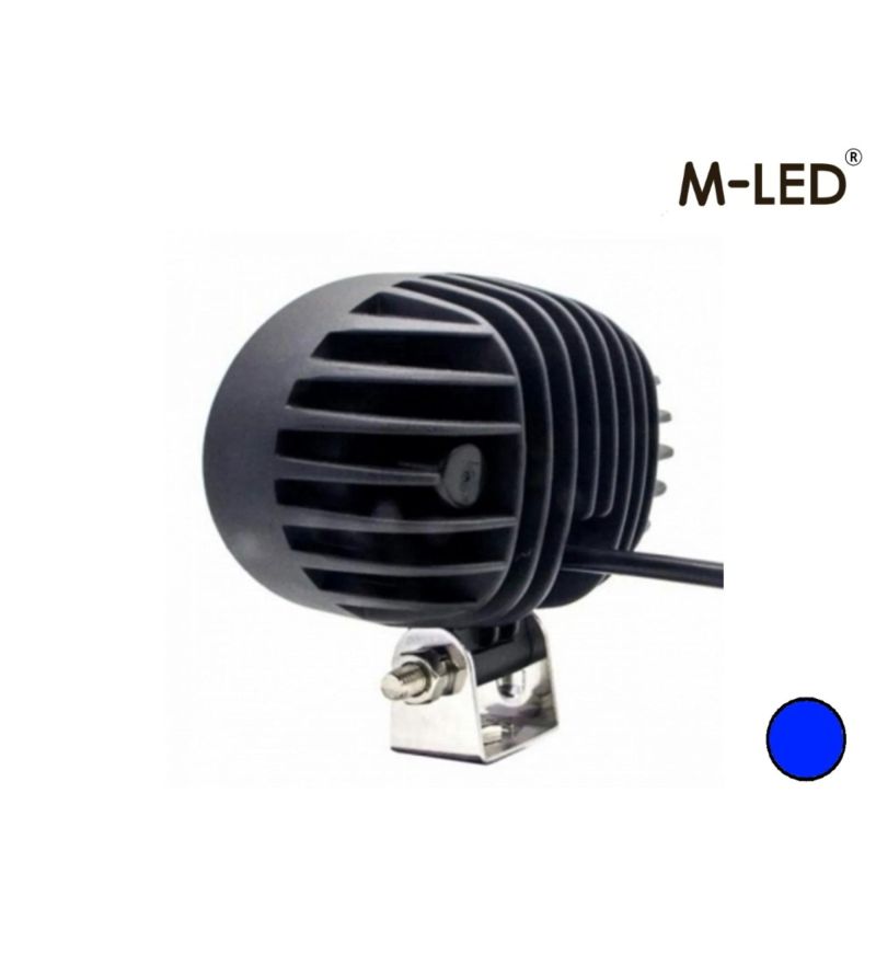 Driving light - M-Led - 5.5" - 14cm - Safety Light - Blue...