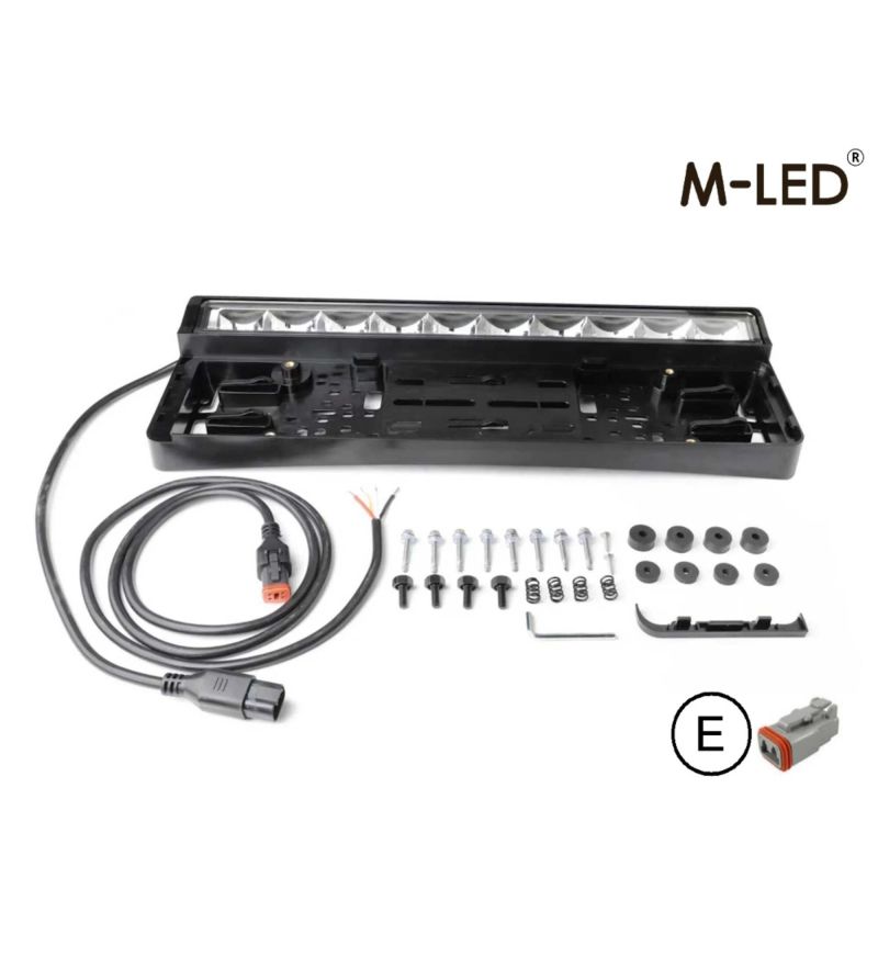 LED-ramp - M-Led - 21.2" - 53.7cm - Nummerskyltsfäste