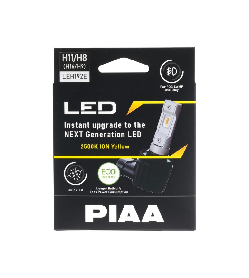PIAA H4 LEH190 LED Bulbs set 2500K integrated controller...